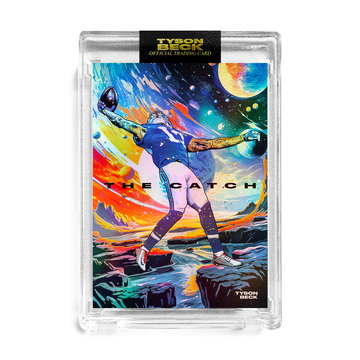 ODELL BECKHAM JR X TYSON BECK - "THE CATCH" - RAINBOW FOIL - LIMITED T ...