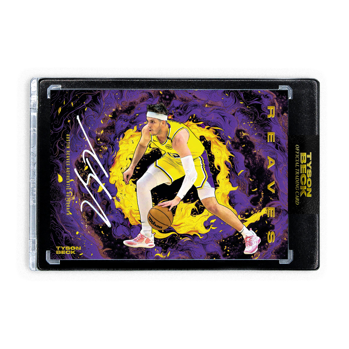 AUSTIN REAVES X TYSON BECK - CARD 2 - BLACK - AUTOGRAPH - LIMITED TO 1 ...