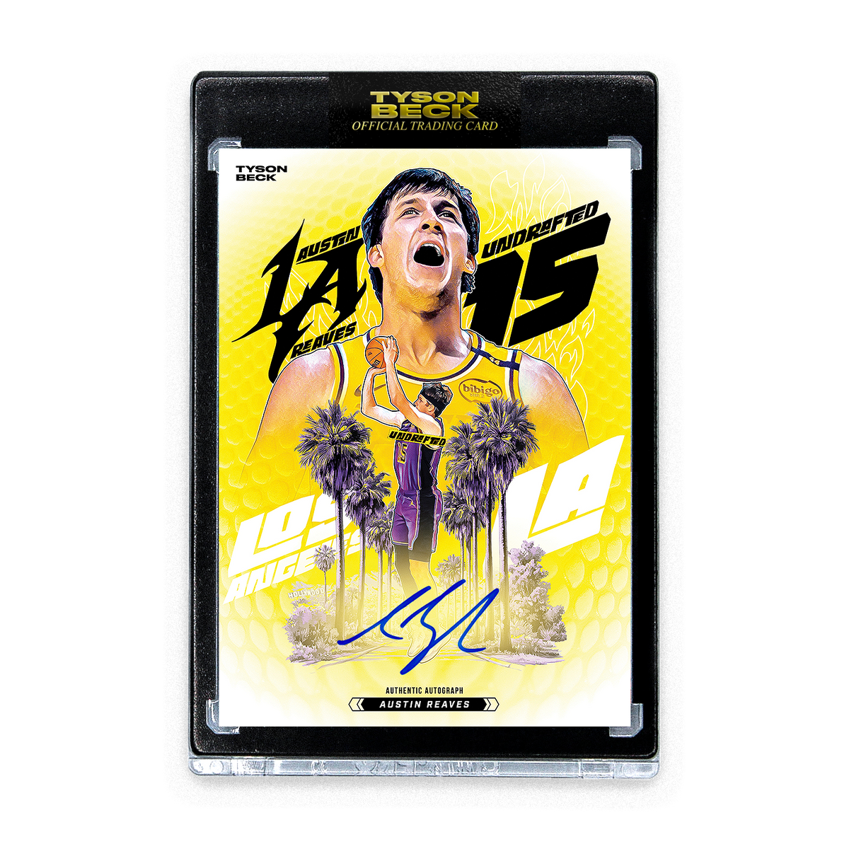 AUSTIN REAVES X TYSON BECK - UNDRAFTED - AUTOGRAPH - LIMITED TO 29 ...