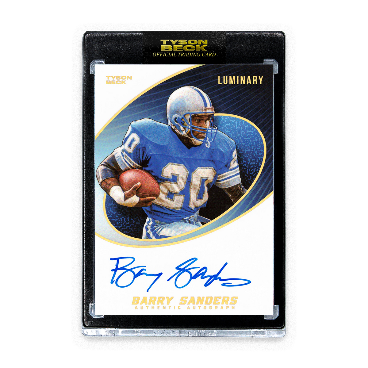 BARRY SANDERS X TYSON BECK - LUMINARY - AUTOGRAPH - LIMITED TO 25 ...