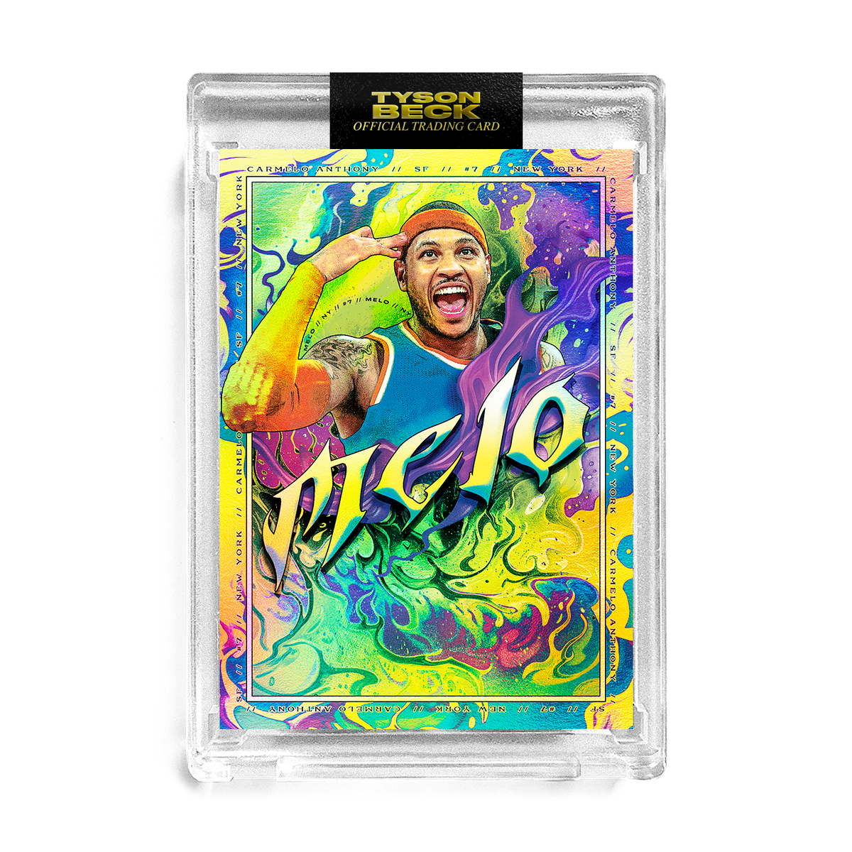CARMELO ANTHONY X TYSON BECK - NEW YORK - COLORATION - LIMITED TO 20 ...