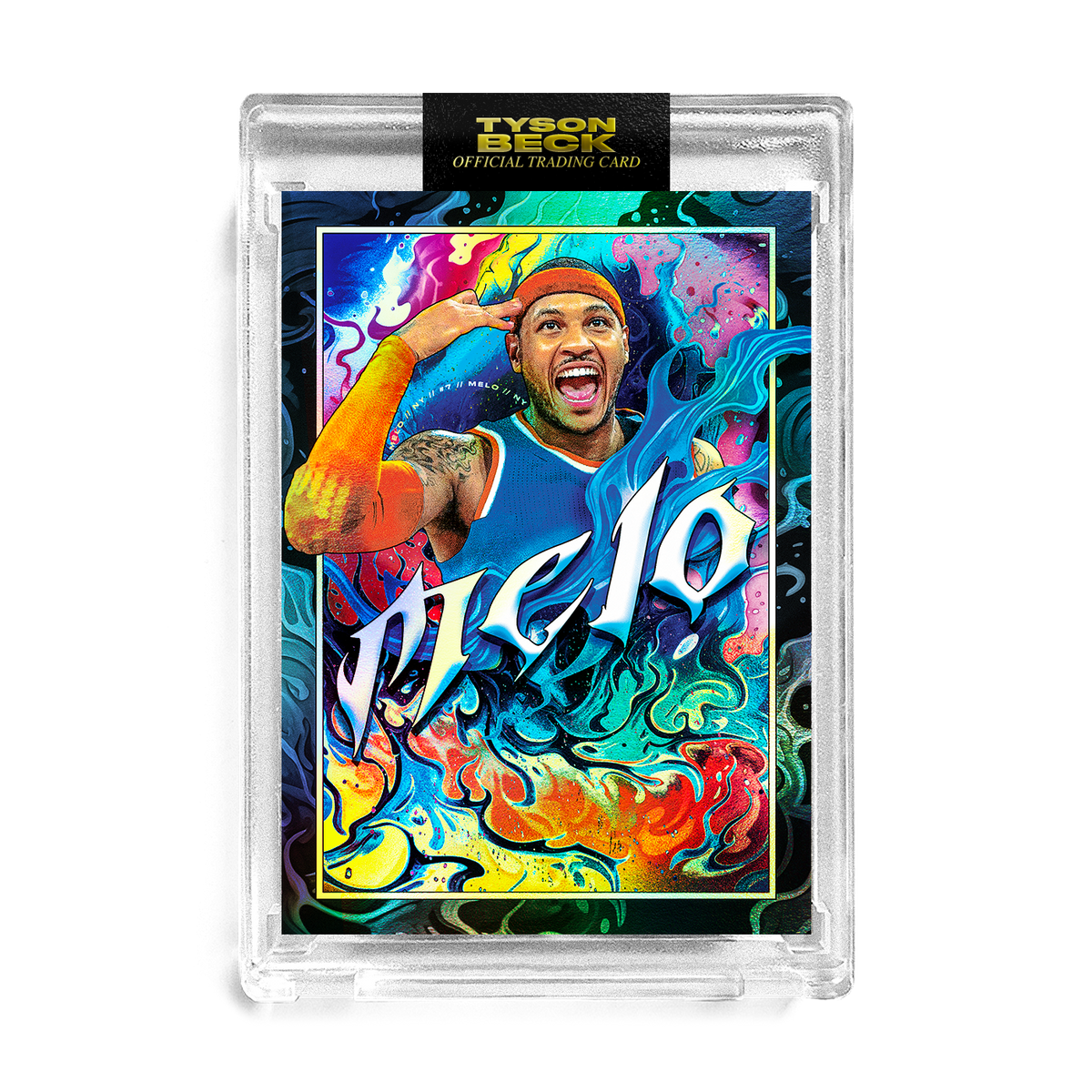 CARMELO ANTHONY X TYSON BECK - NEW YORK - NIGHT FOIL - LIMITED TO 10 ...