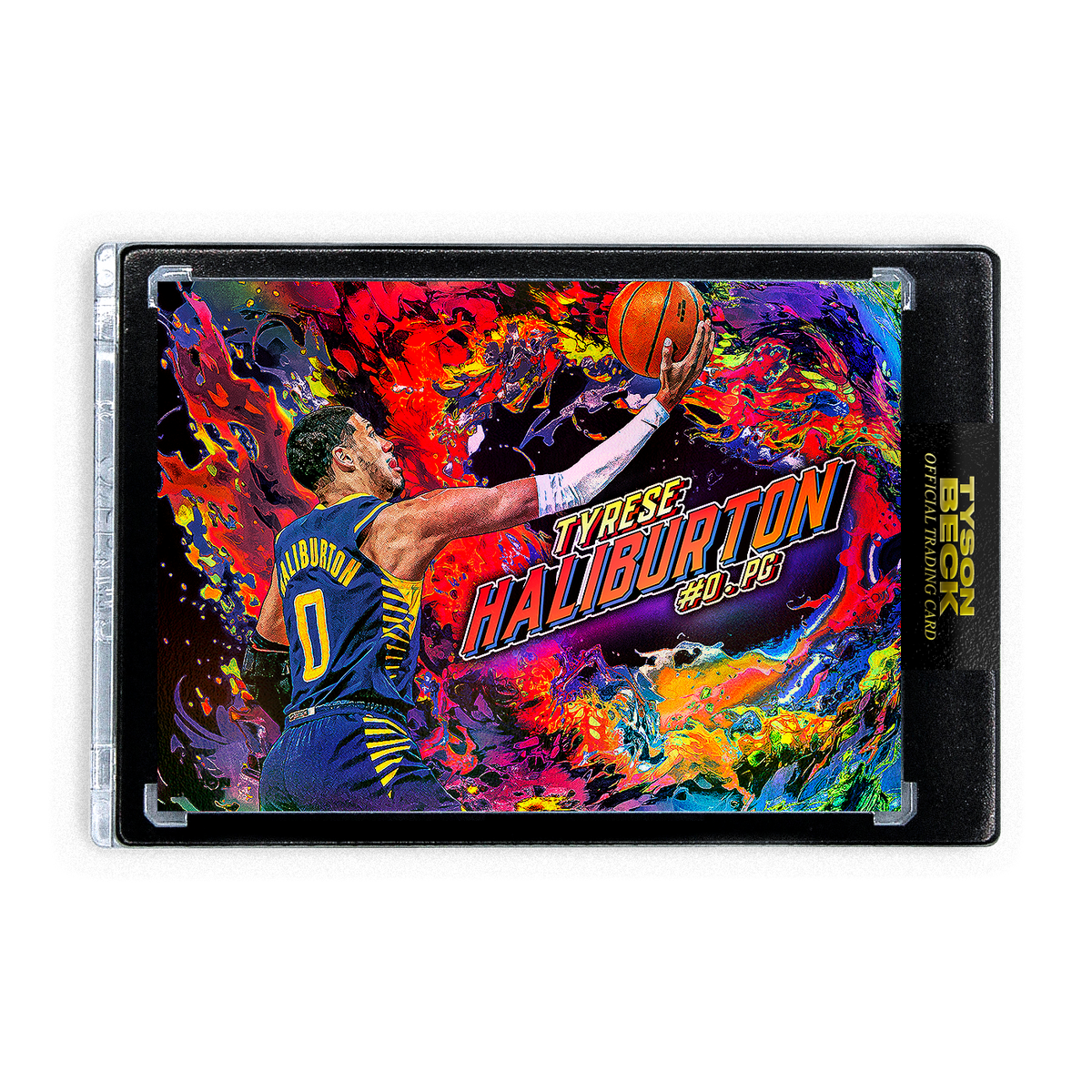 TYRESE HALIBURTON X TYSON BECK - CANVAS ON FIRE - NIGHT FOIL - LIMITED ...