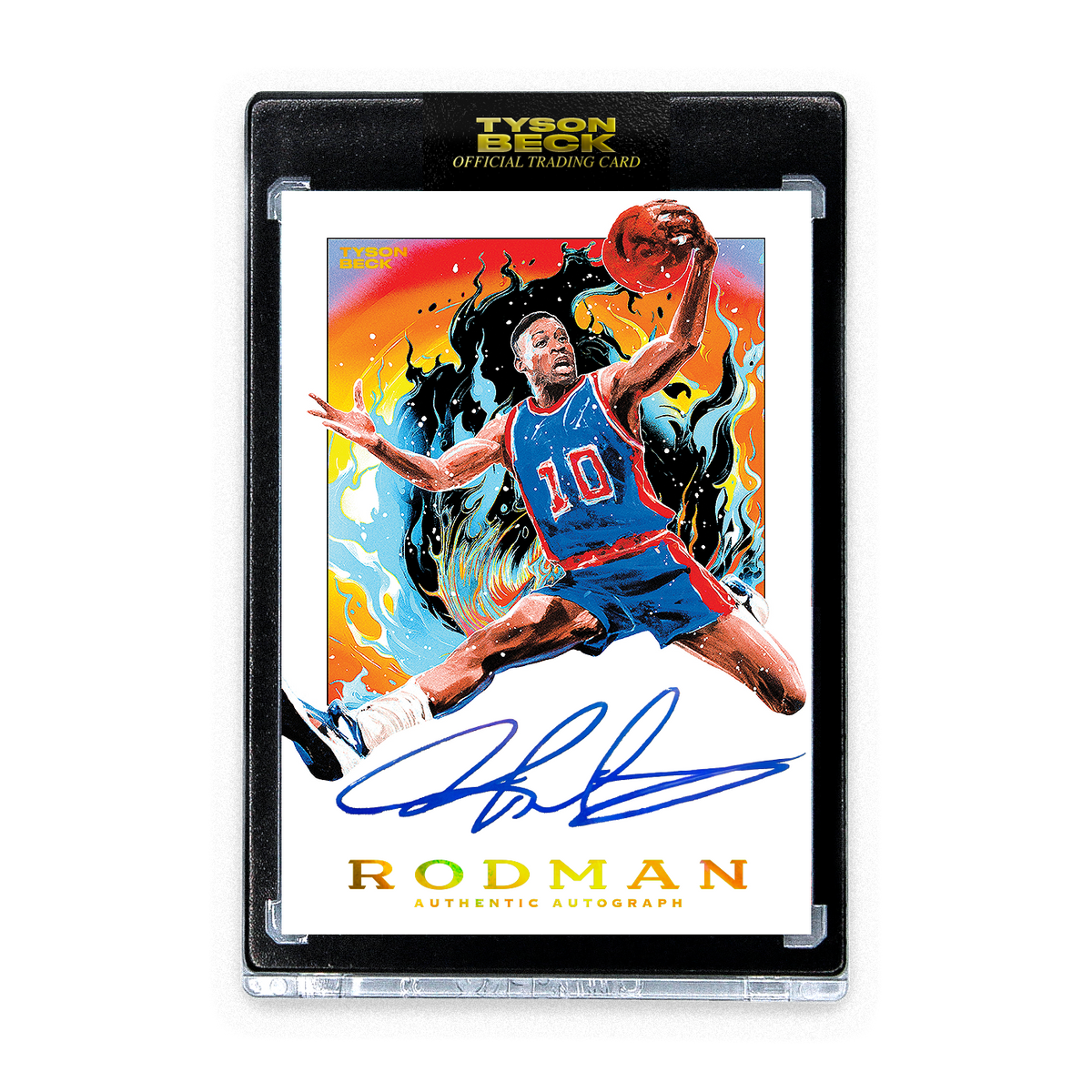DENNIS RODMAN X TYSON BECK - MOTOR CITY - AUTOGRAPH - LIMITED TO 25 ...