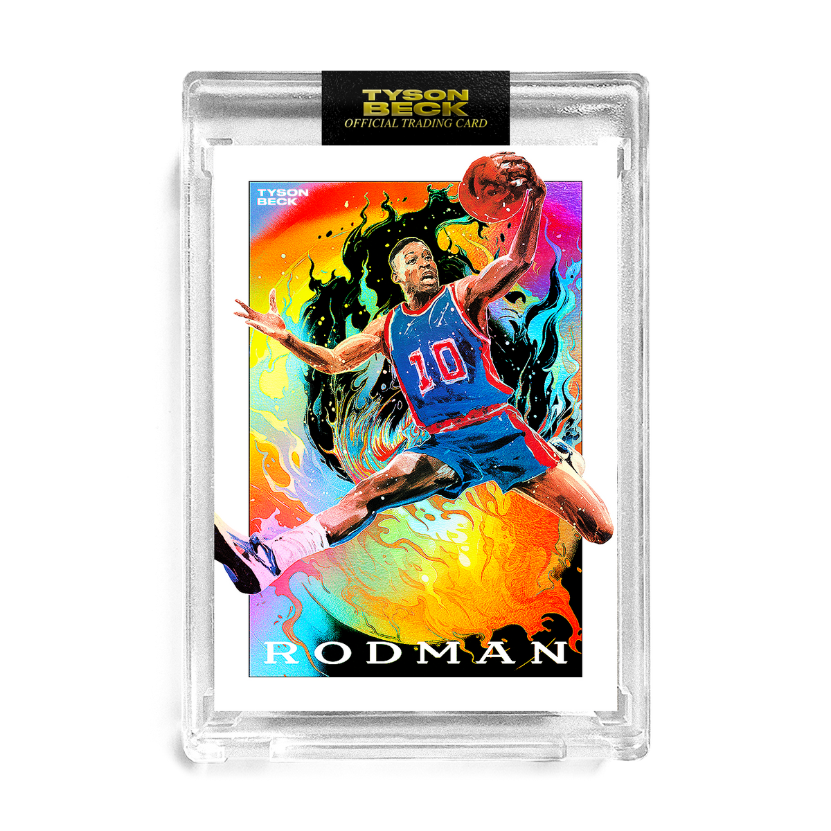 DENNIS RODMAN X TYSON BECK - MOTOR CITY - RAINBOW FOIL - LIMITED TO 25 ...