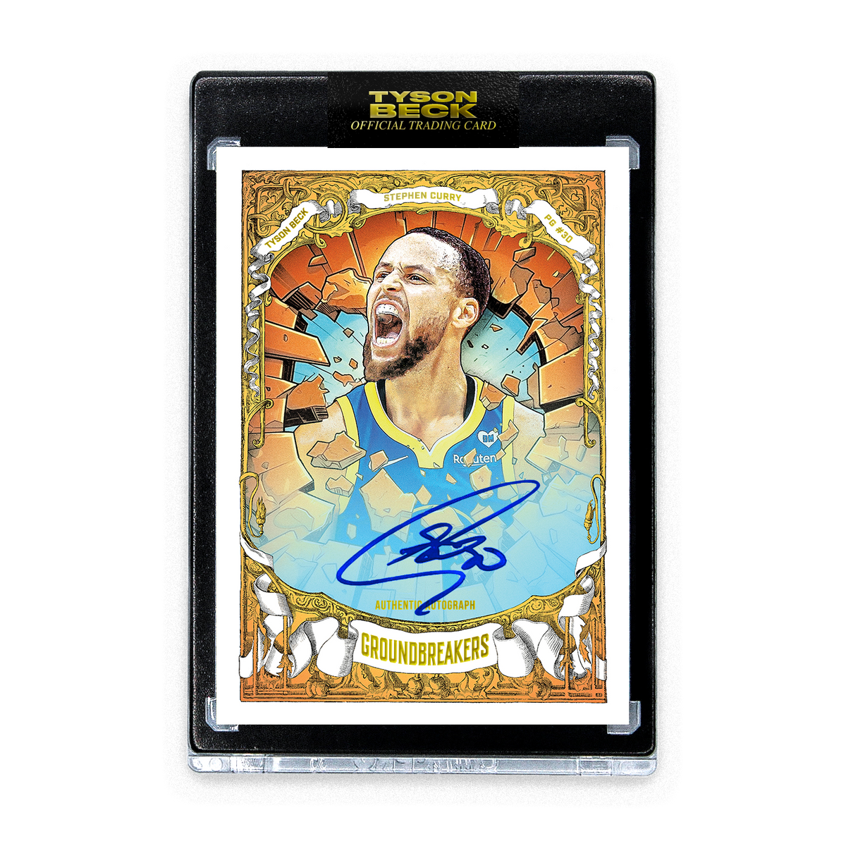 GROUNDBREAKERS - STEPHEN CURRY - AUTOGRAPH CARD – Tyson Beck