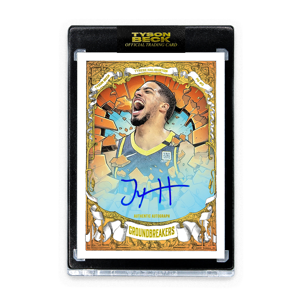 GROUNDBREAKERS - TYRESE HALIBURTON - AUTOGRAPH CARD – Tyson Beck