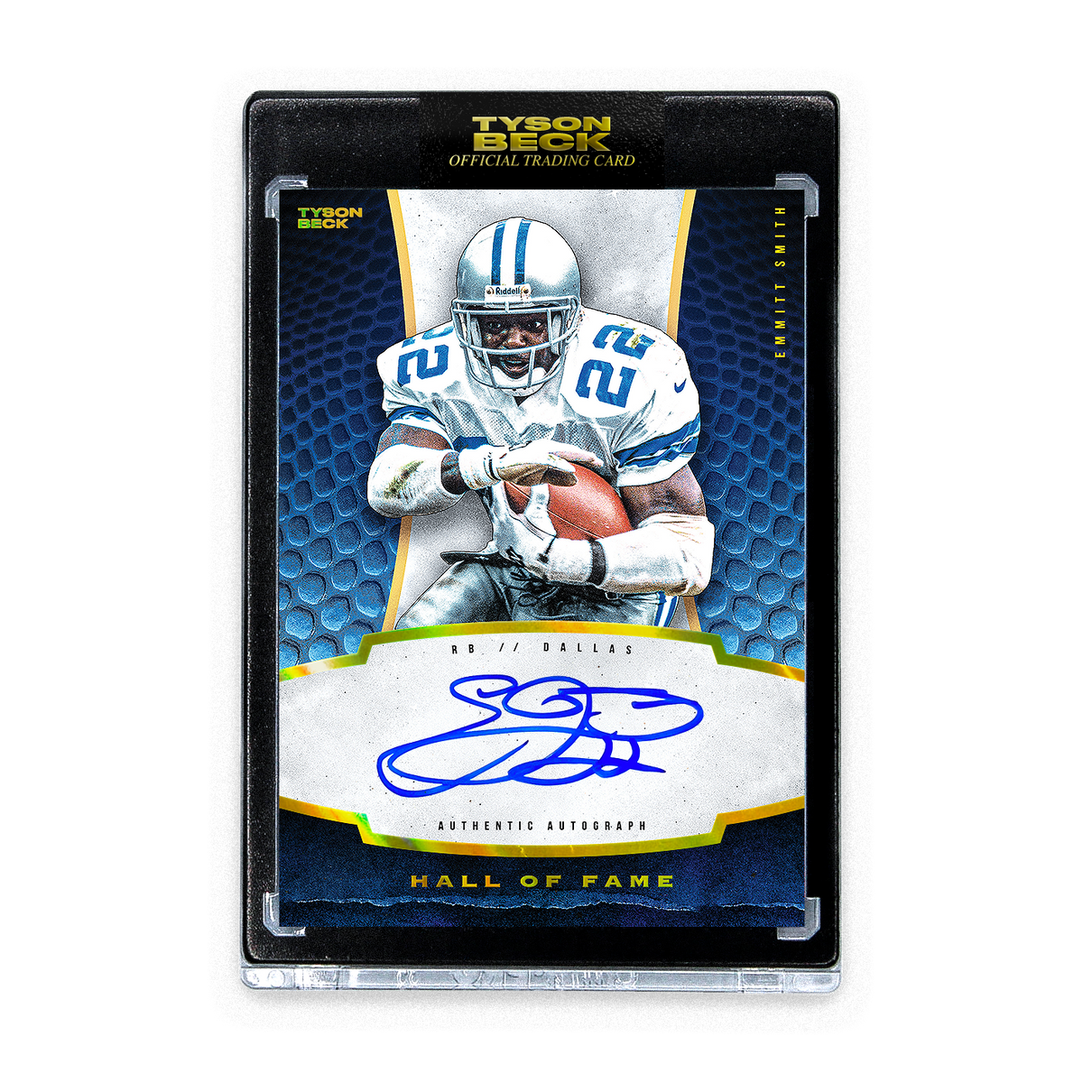 FOOTBALL HALL OF FAME - EMMITT SMITH - AUTOGRAPH - LIMITED TO 25 ...