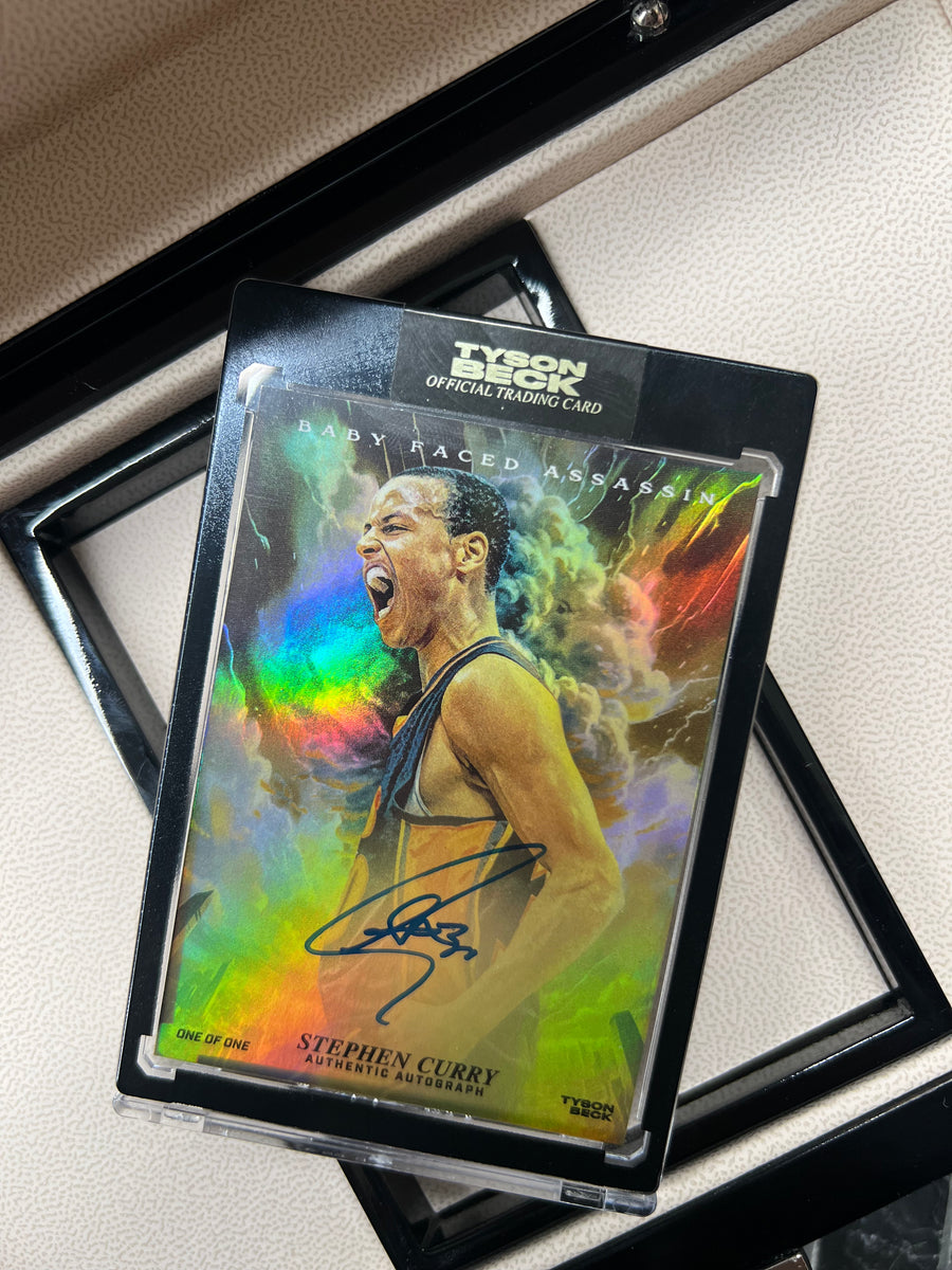 STEPHEN CURRY - TYSON BECK - BABY FACED ASSASSIN - GOLD FOIL - AUTOGRA ...