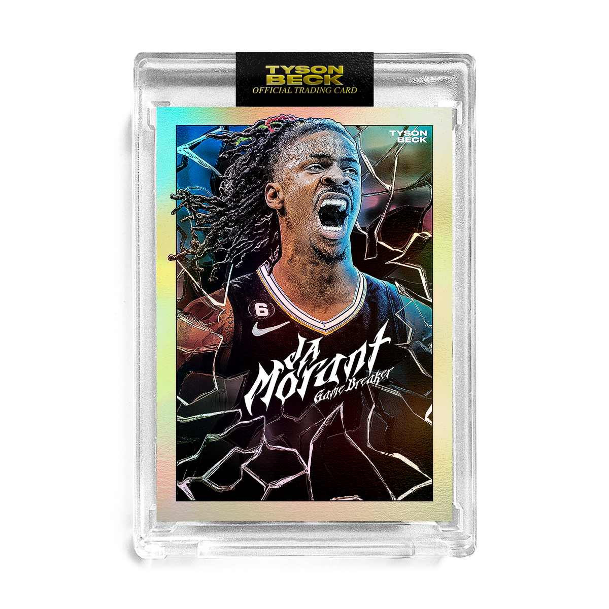 JA MORANT X TYSON BECK - GAME BREAKER - RAINBOW FOIL - LIMITED TO 30 ...