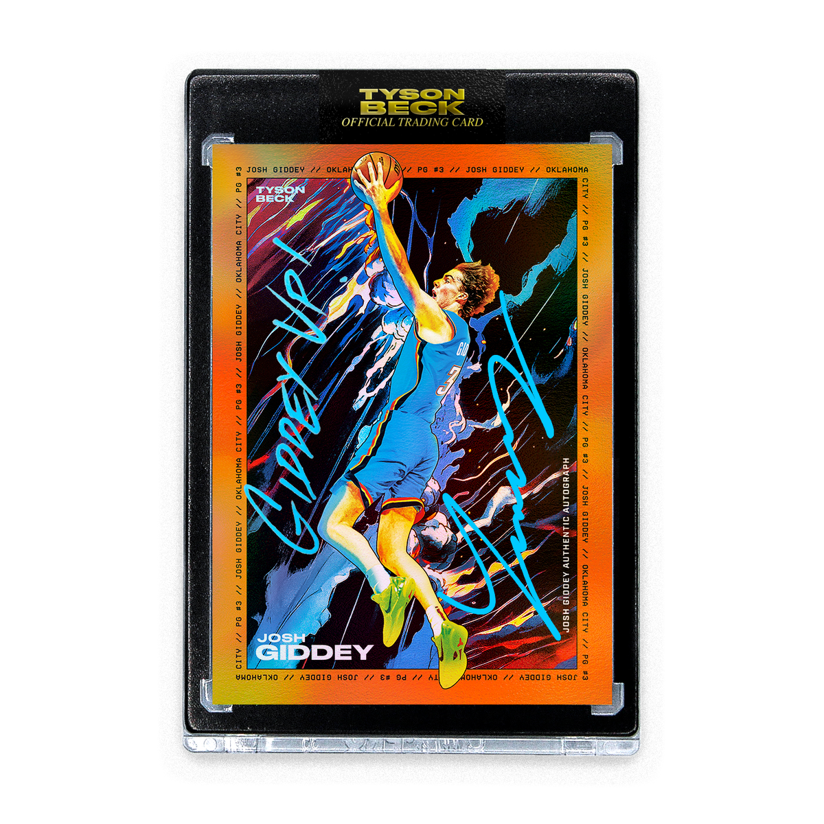 JOSH GIDDEY X TYSON BECK - "COMIC" - AP VARIATION - AUTOGRAPH + ARTIST ...