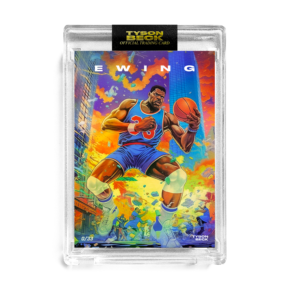 PATRICK EWING X TYSON BECK - "90s COMIC" - RAINBOW FOIL - LIMITED TO 3 ...