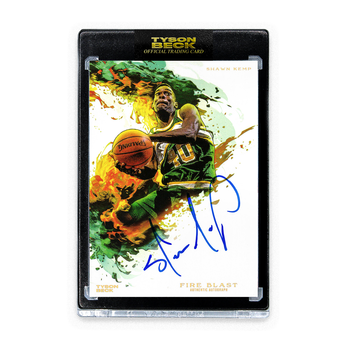 FIRE BLAST - SHAWN KEMP X TYSON BECK - AUTOGRAPH - LIMITED TO 20 ...