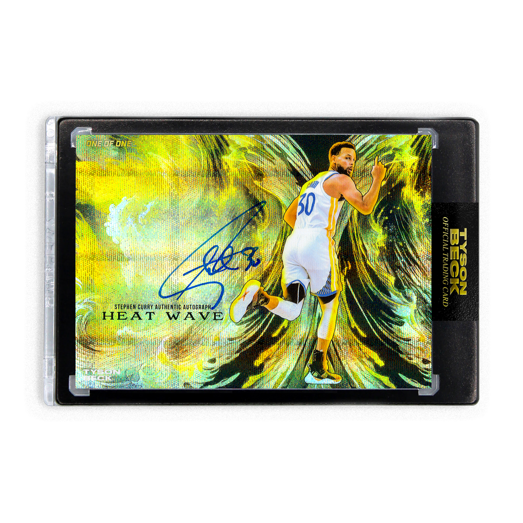 STEPHEN CURRY - TYSON BECK - HEAT WAVE - GOLD WAVE - AUTOGRAPH - ONE O ...