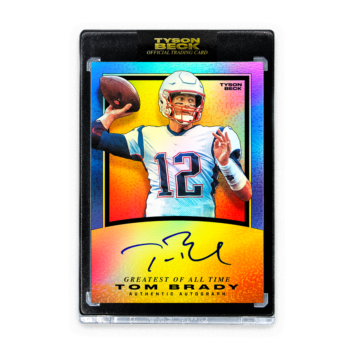 TOM BRADY - TYSON BECK - GOAT - AUTOGRAPH PACKAGE – Tyson Beck