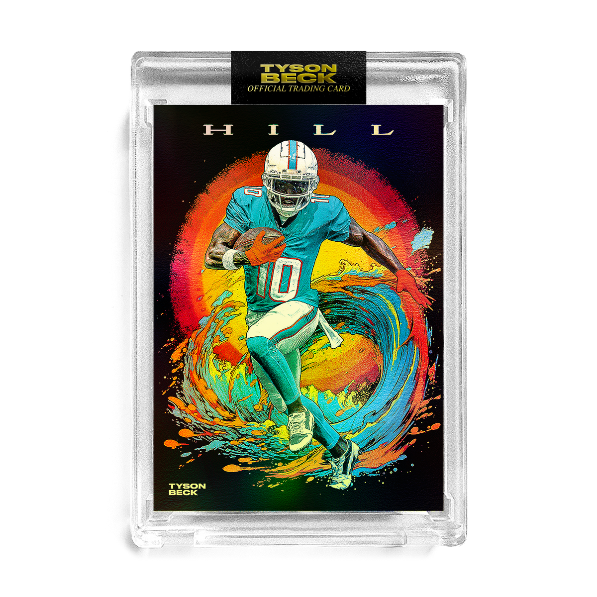 TYREEK HILL X TYSON BECK - "WAVE" - RAINBOW FOIL - LIMITED TO 30 ...
