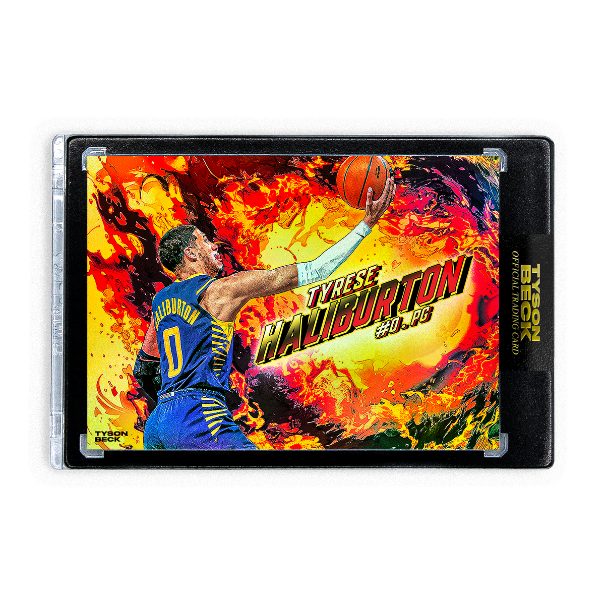 TYRESE HALIBURTON X TYSON BECK - CANVAS ON FIRE - FIRE FOIL - LIMITED ...