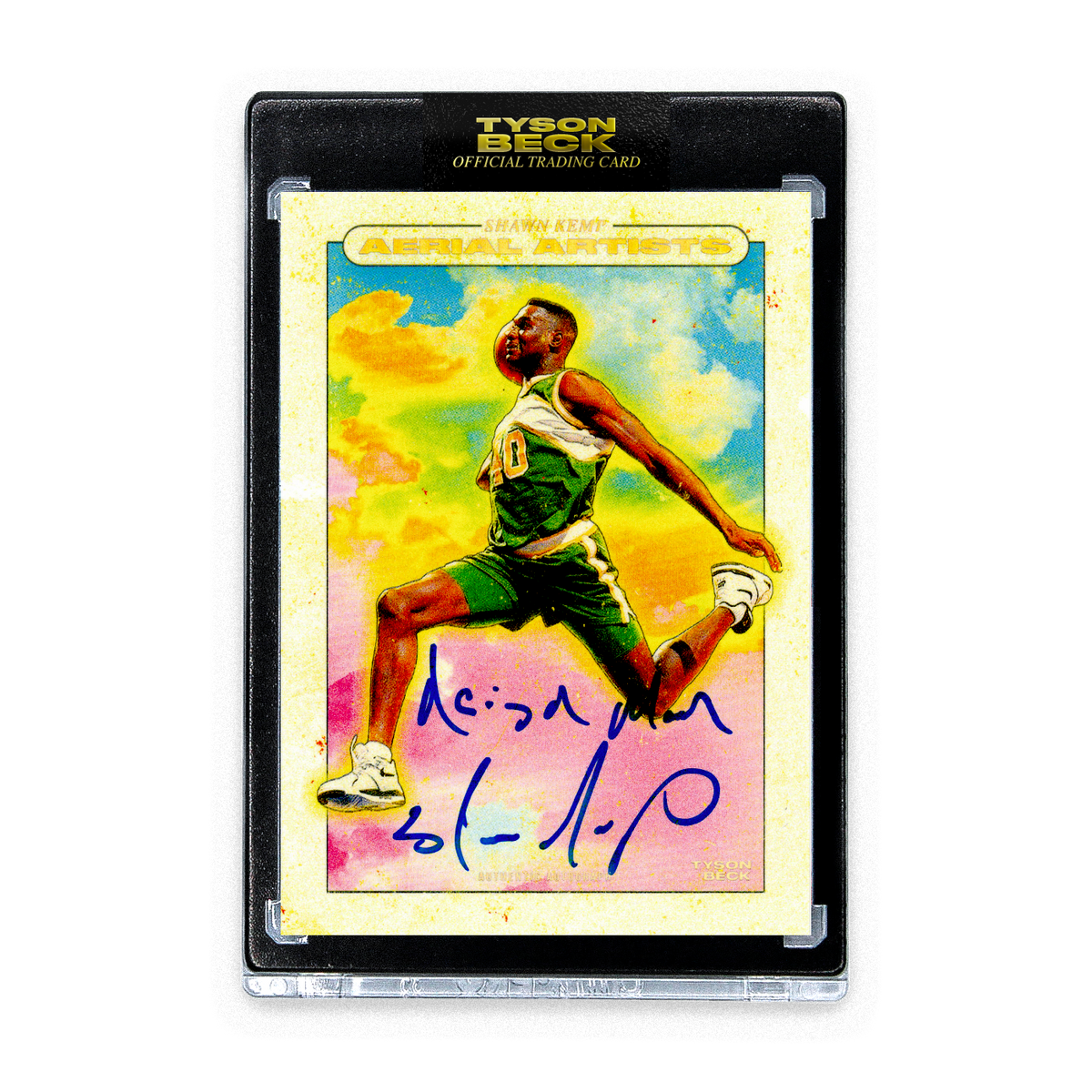 AERIAL ARTISTS - SHAWN KEMP X TYSON BECK - AUTOGRAPH + INSCRIPTION - L ...