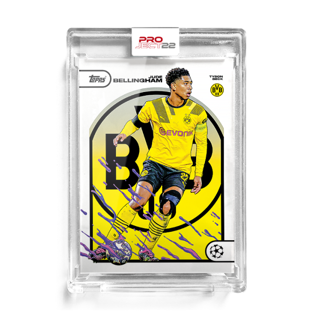 Jude Bellingham X Tyson Beck - Topps Project 22 UEFA - Print Run: 1486