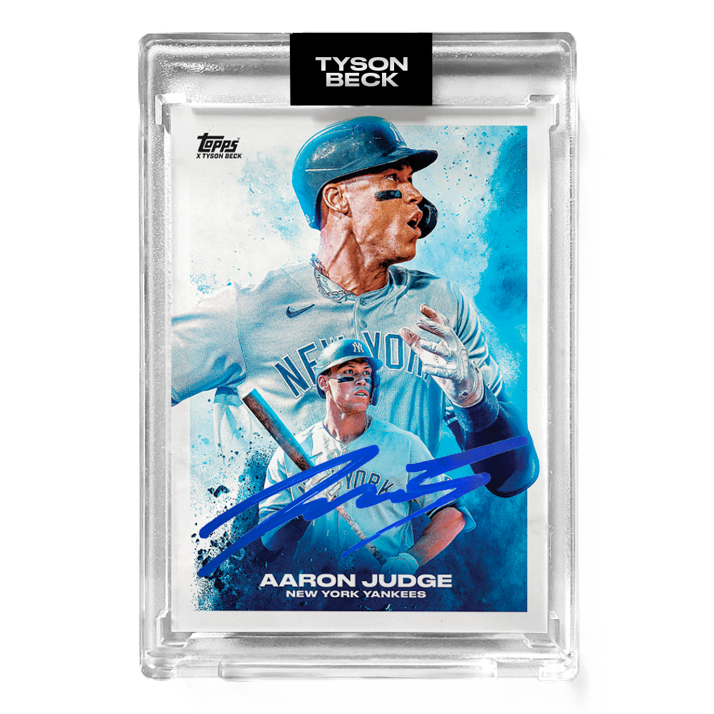 Aaron Judge X Tyson Beck - P70 - YANKEE BLUE ARTIST AUTO - LIMITED TO