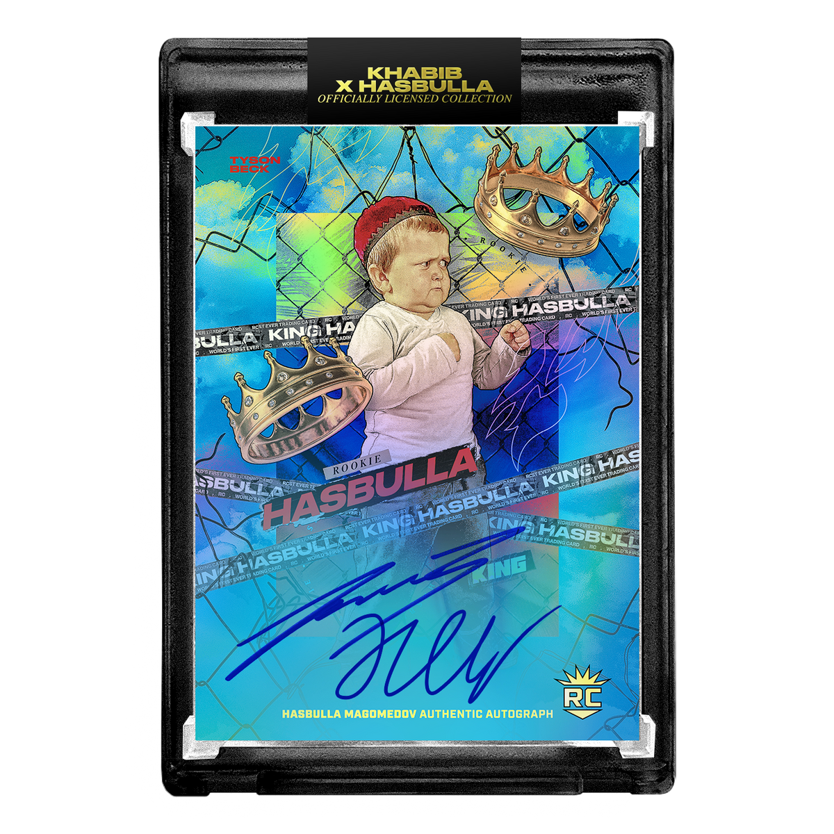 HASBULLA X TYSON BECK - RC - KING HASBULLA - AP - DUAL AUTOGRAPH 🌈 LIM ...