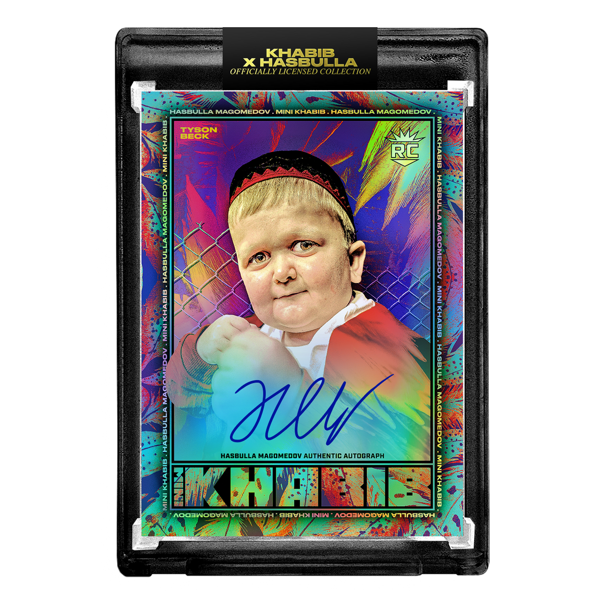 HASBULLA X TYSON BECK - RC - MINI KHABIB - COLORATION - AUTOGRAPH 🎨 LI ...