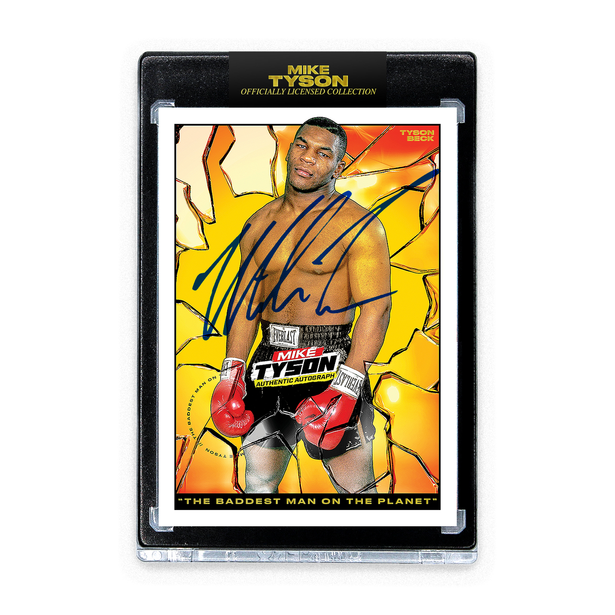 MIKE TYSON X TYSON BECK - "THE BADDEST MAN ON THE PLANET" - AUTOGRAPH ...