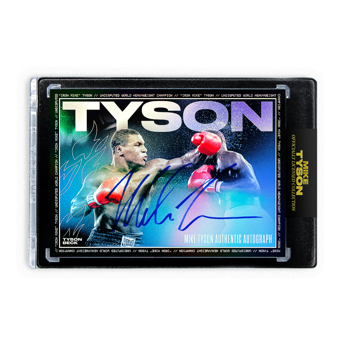 MIKE TYSON X TYSON BECK - "IRON MIKE" - AP VARIATION - AUTOGRAPH - LIM ...