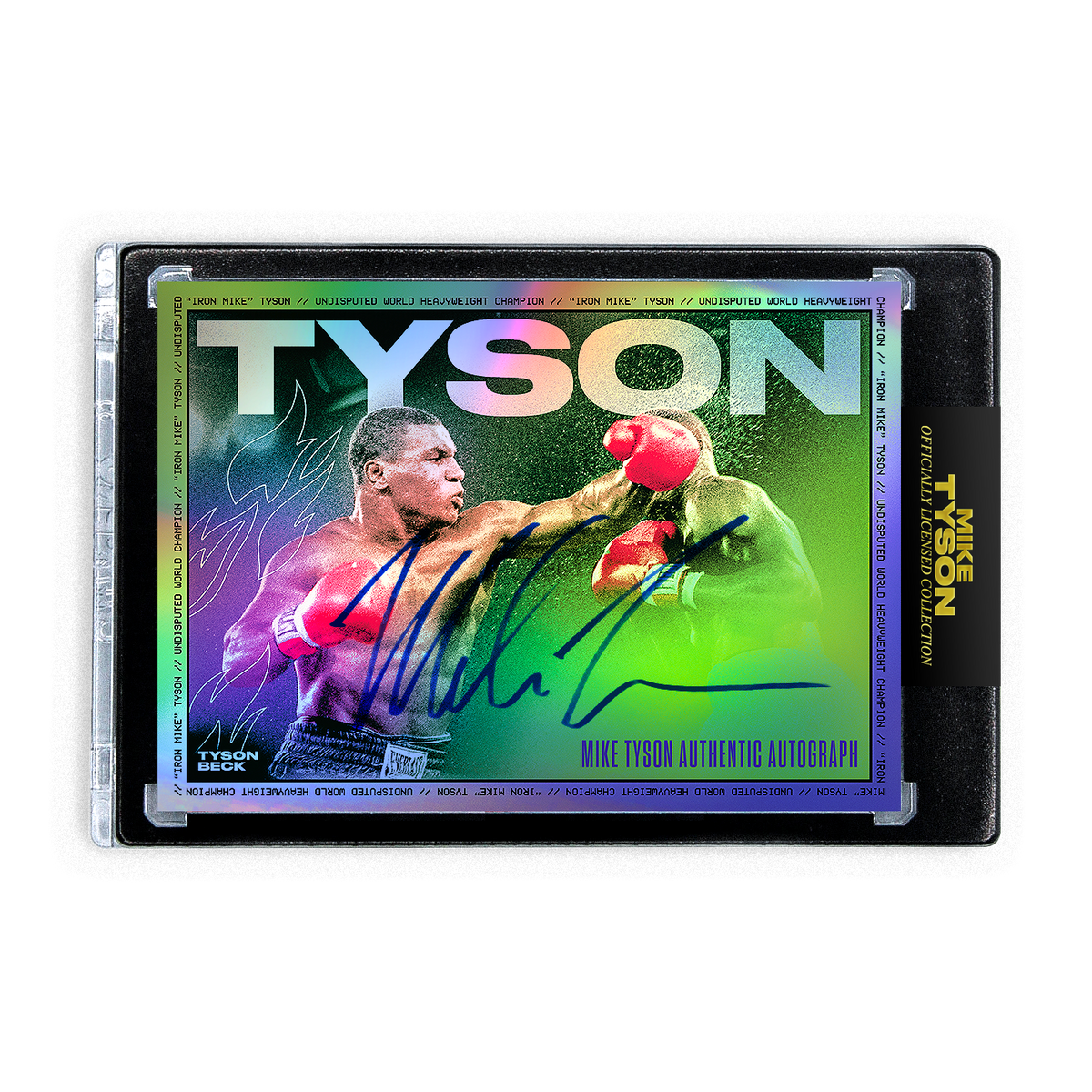 MIKE TYSON X TYSON BECK - "IRON MIKE" - COLORATION - AUTOGRAPH - LIMIT ...