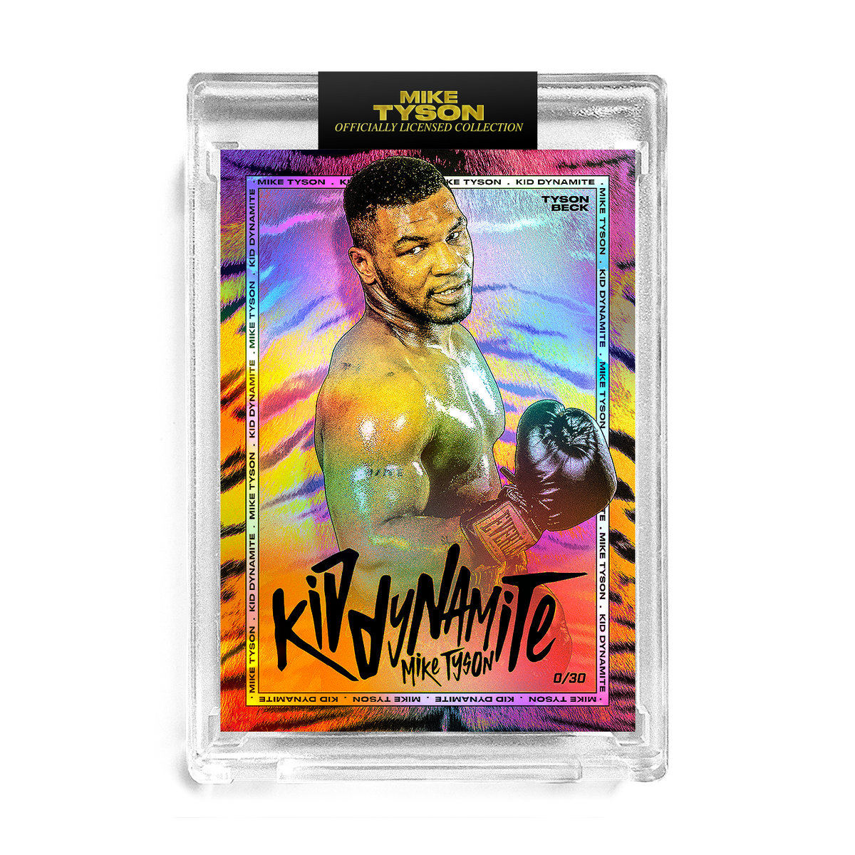 MIKE TYSON X TYSON BECK - "KID DYNAMITE" - RAINBOW FOIL - LIMITED TO 3 ...