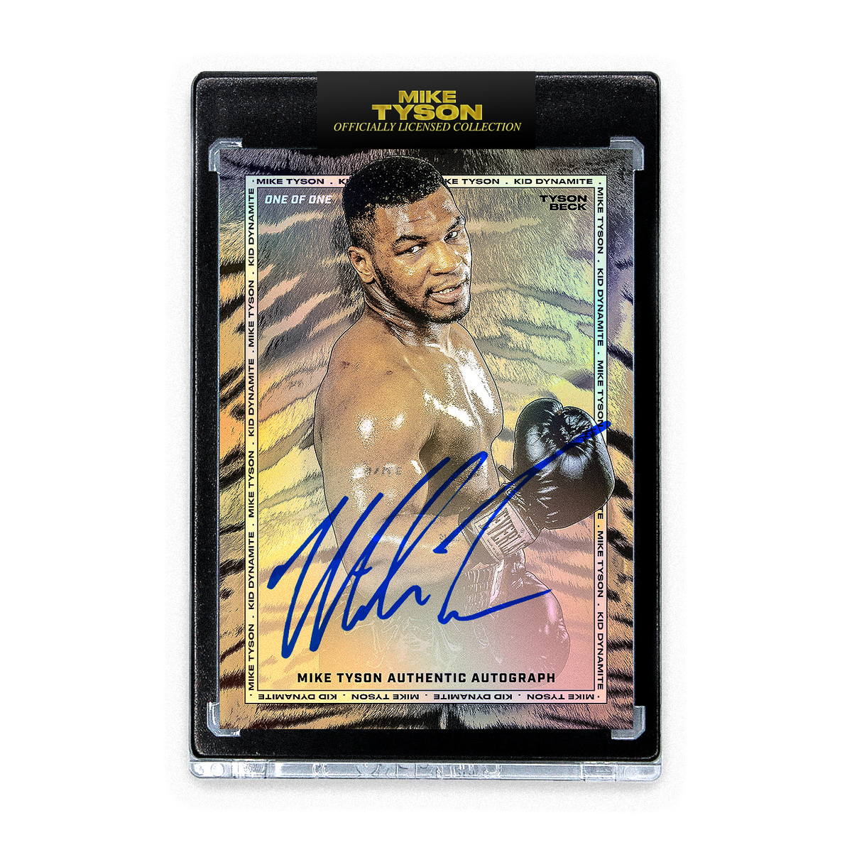 MIKE TYSON X TYSON BECK - "KID DYNAMITE" - AUTOGRAPH - SUPERFRACTOR ...