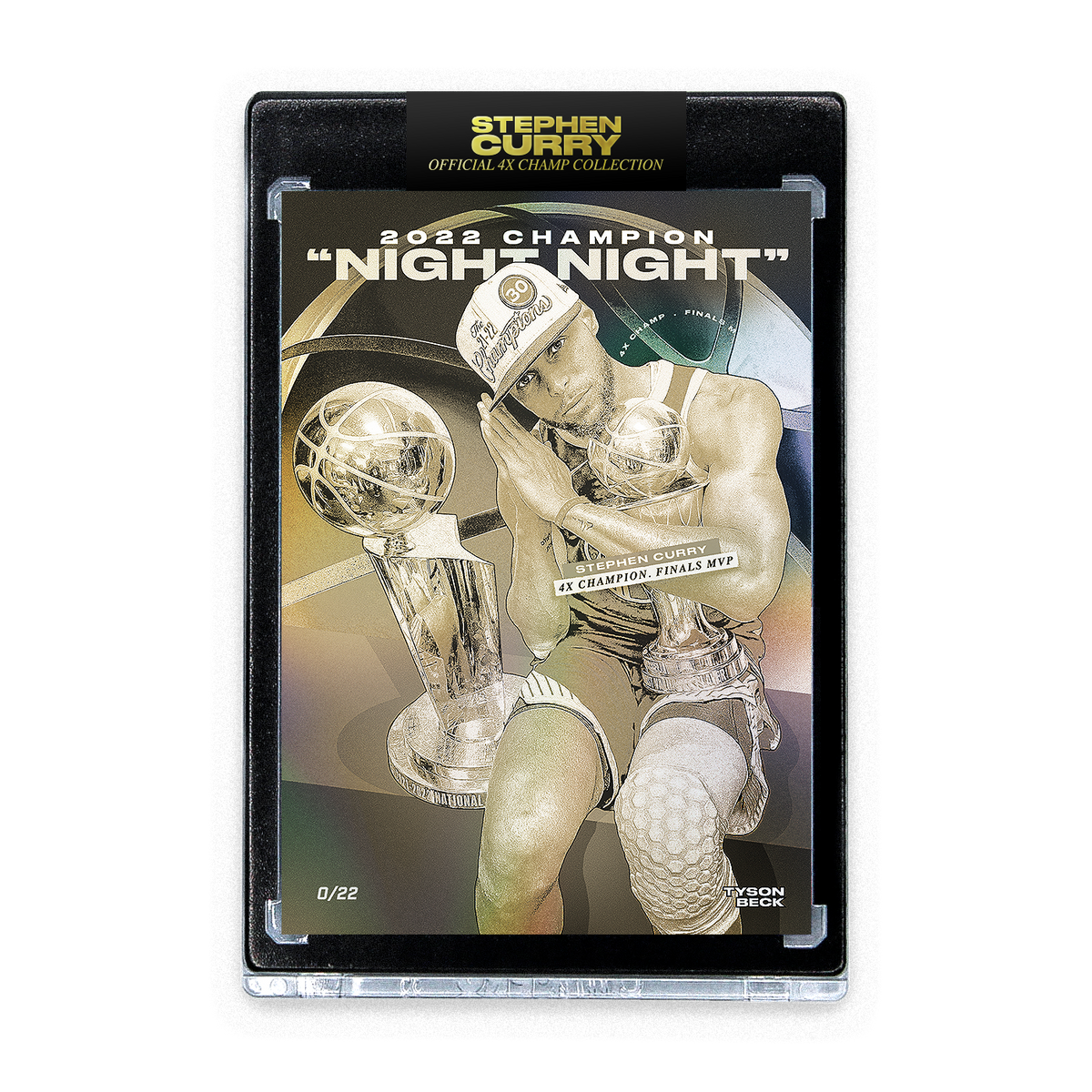 STEPHEN CURRY - "NIGHT NIGHT" - GOLD WAVE - LIMITED TO 22 – Tyson Beck