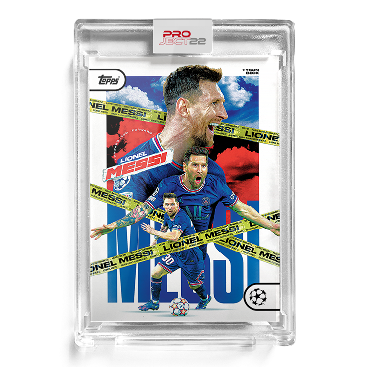 Lionel Messi X Tyson Beck - Topps Project 22 UEFA - Print Run: 5173
